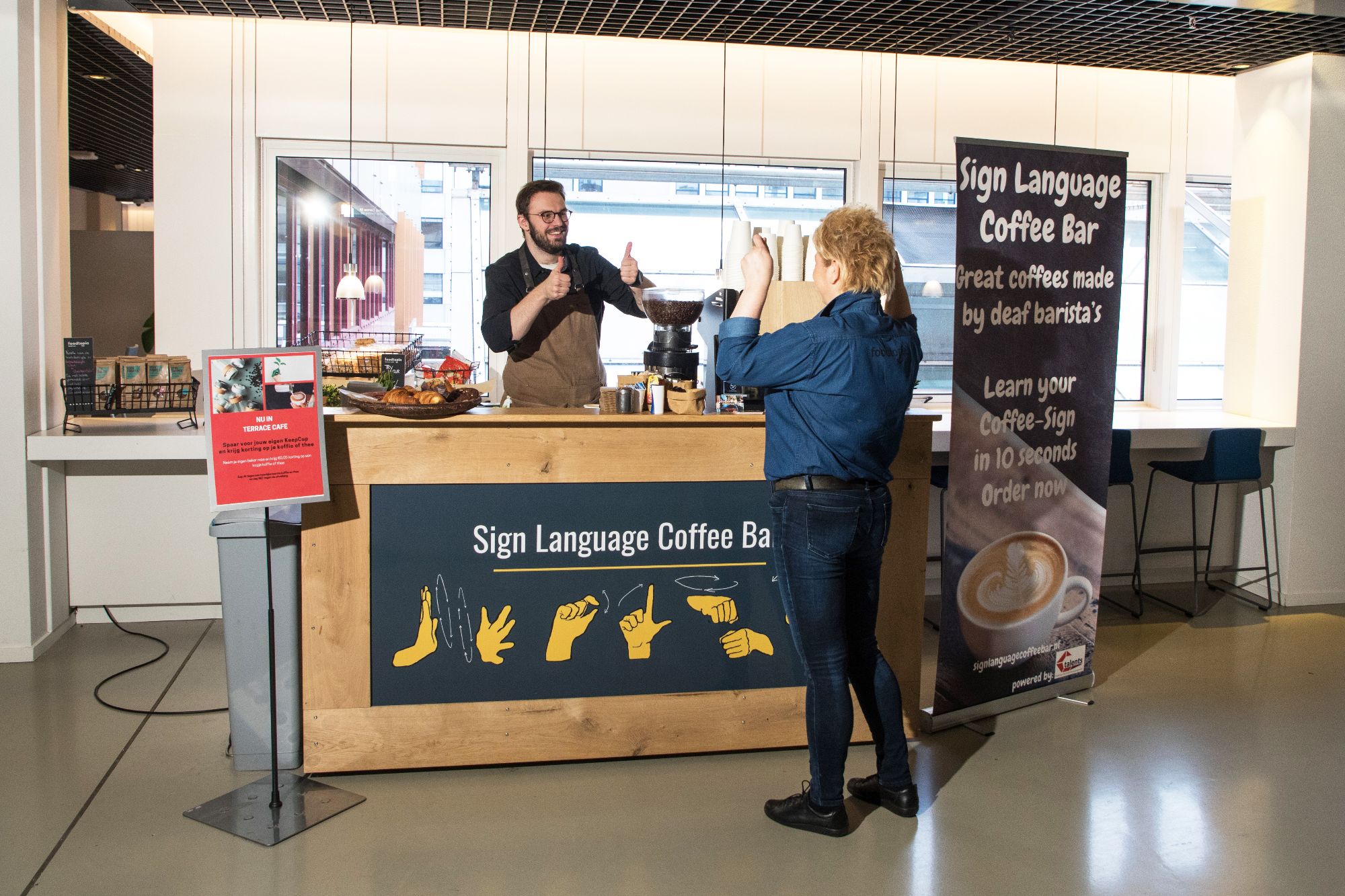 Sign Language Coffee Bar - Buy Social