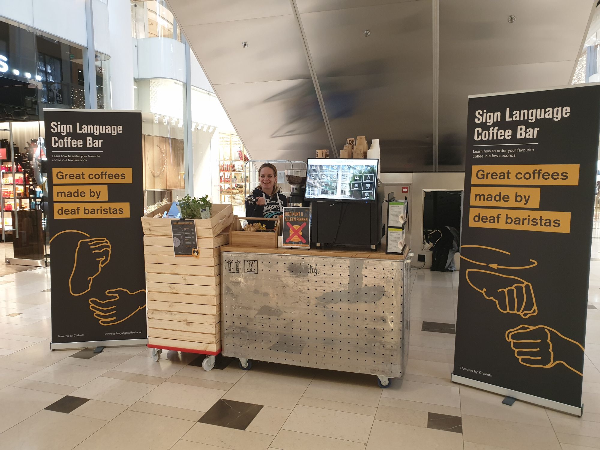 Sign Language Coffee Bar - Buy Social